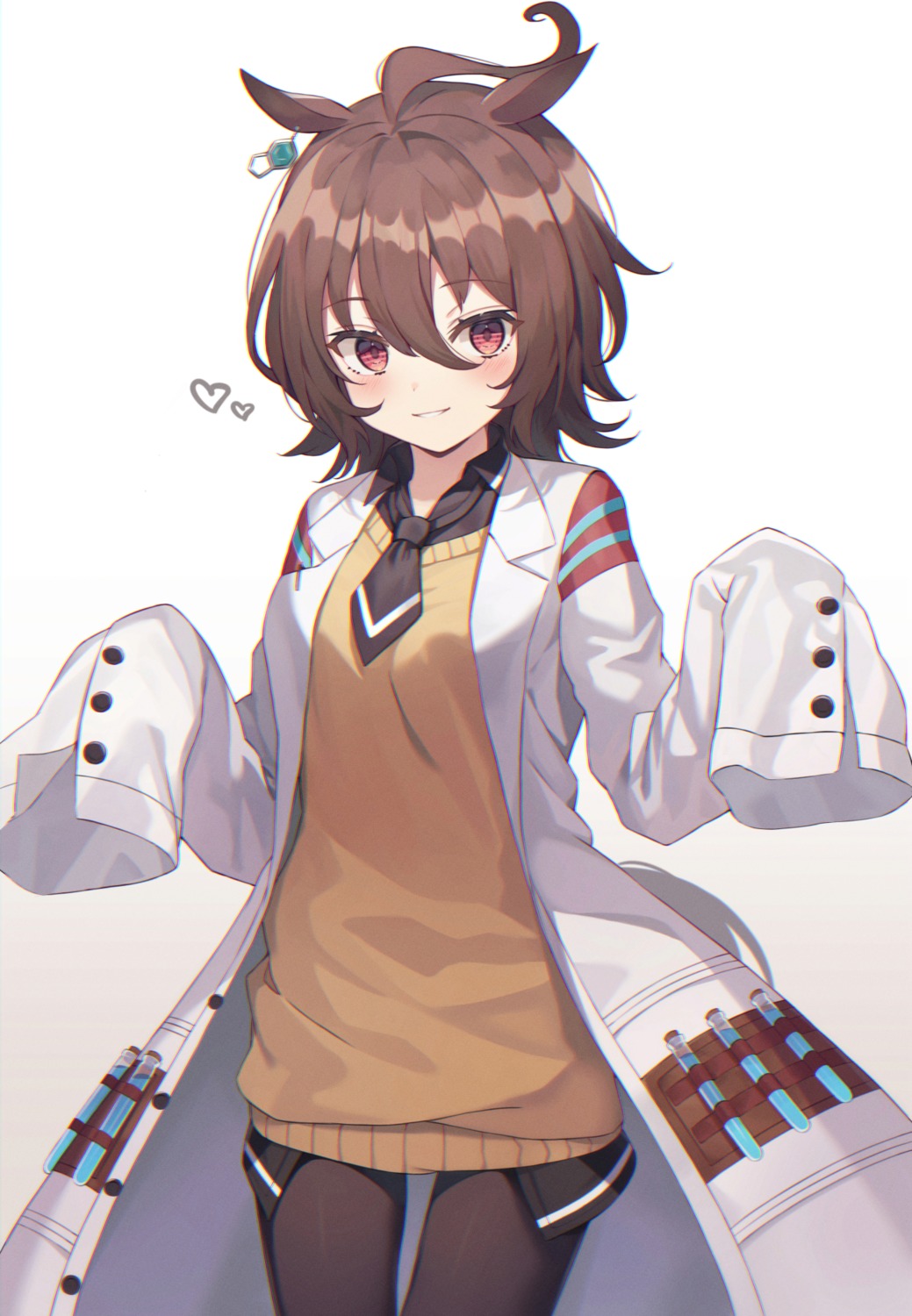 uma musume pretty derby agnes tachyon (umamusume) animal ears pantyhose sweater uniform ...